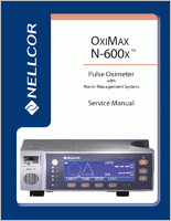 Nellcor OxiMax N-600X Tabletop Pulse Oximeter - Avobus Medical Equipment