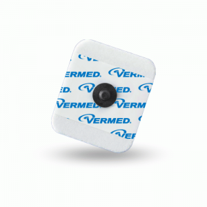 Vermed Snap ECG Electrode with Rectangular Polyethylene Foam for MRI ...