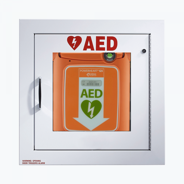 Zoll AED Wall Cabinet with Alarm, Security Enabled, Fully Recessed 8000 ...