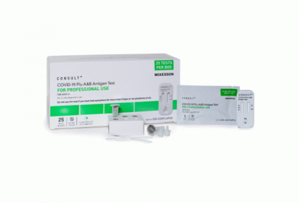 McKesson Respiratory Test Kit COVID-19 / Flu A&B Antigen Test 535-COVFLUPOC