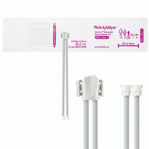 Welch Allyn Disposable FlexiPort Cuff SOFT-08 Blood Pressure Cuffs ...