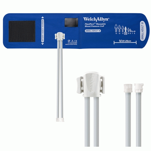 Welch Allyn Reusable FlexiPort Cuff with 2-Tube, Mated Locking ...