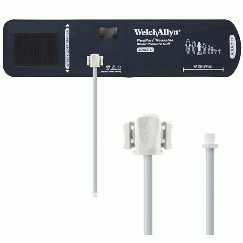 Welch Allyn Reusable FlexiPort Cuff with One-Piece REUSE-PED-MON Blood ...