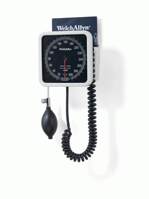 Welch Allyn Wall Aneroid Manometer 7670-02 Parts Sphygmomanometers
