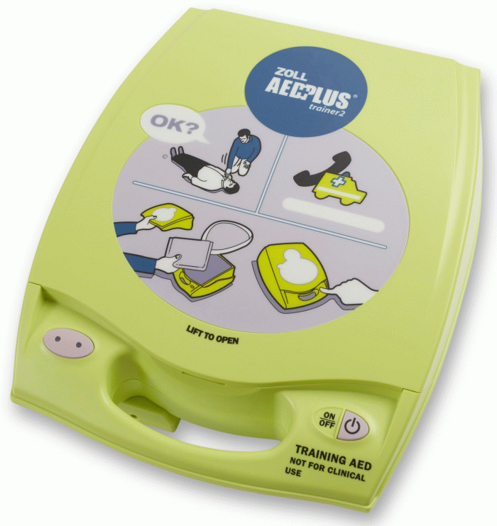 Zoll AED Plus Trainer 2 Unit with Wireless Remote 8008-0050-01 Training Equipment AED Accessories