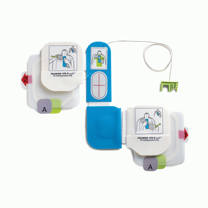Zoll CPR-D-padz Training Electrodes with 1 pair of Disposable Adhesive ...