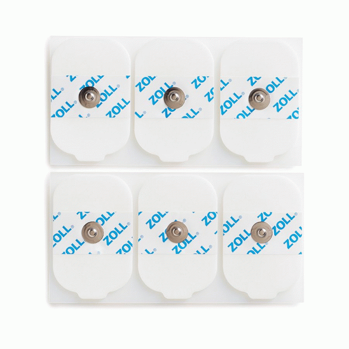 Zoll ECG Rectangular Electrodes 8900-0006 Manual Defibrillator Accessories
