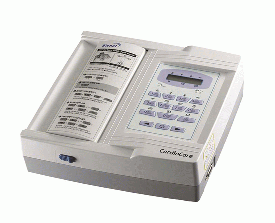 Bionet CardioCare 2000 Interpretive 12 Channel Resting ECG EKG Machine ...