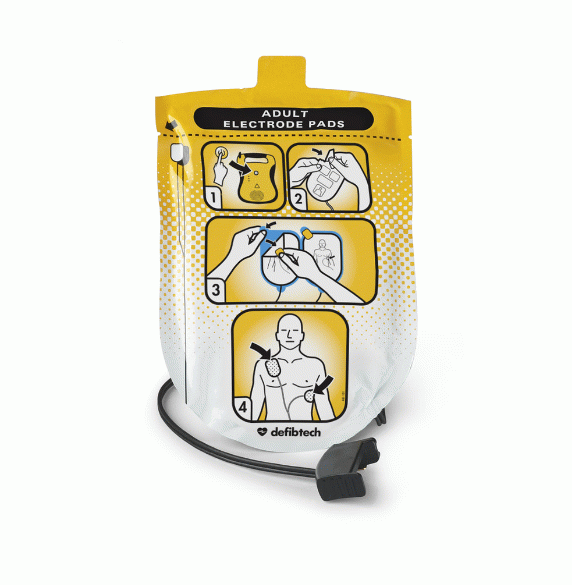 Defibtech Adult Defibrillation Pads DDP-100A Pads AED Accessories