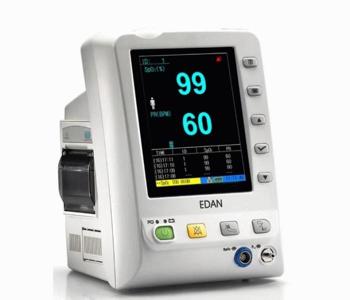 Edan M3 Spot Monitor with Infrared Ear Temperature and Printer M3_NST.P ...