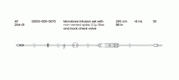 Eitan Medical Microbore infusion set 12003-000-0045 - Avobus Medical ...