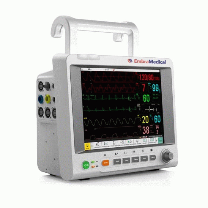 EmbraMedical VS60 Patient Monitor with Wifi VS60-2 Patient Monitors ...