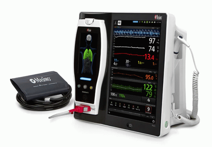 Masimo Root 7 Patient Monitoring System with Rainbow Technology 9515-R ...