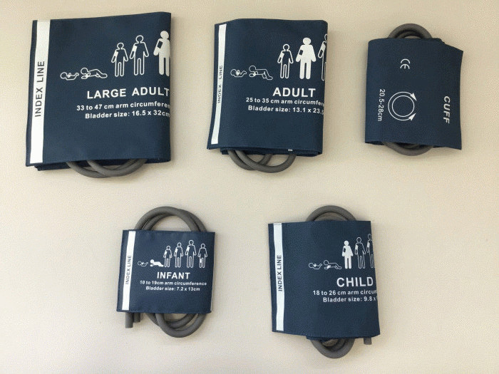 NIBP Cuff Assortment Blood Pressure Cuffs Vital Signs Monitors Accessories
