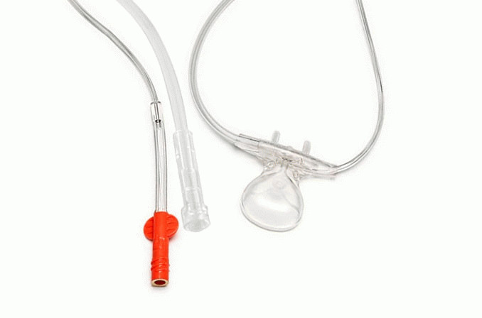 Other O2 CO2 Split Nasal Sampling Line with Oral Scoop Pediatric (7ft ...