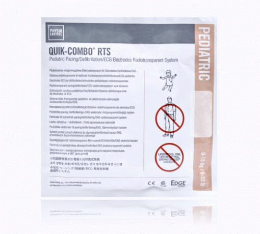 Stryker Physio Control Pediatric Quick Combo ElectrodesPads 11996 ...