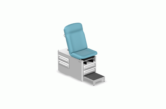 UMF Manual Exam Table with Four Storage Drawers 5240