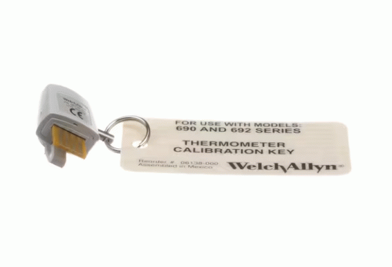 Welch Allyn Calibration Key with Calibration Certificate 06138-000