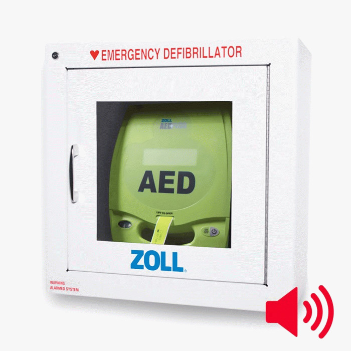 Zoll AED Wall Cabinet with Alarm 8000-0855 Cabinets AED Accessories