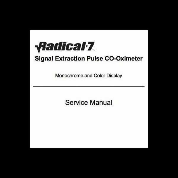 Masimo Service Manual 13928 Accessories