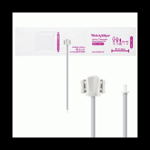Welch Allyn Disposable FlexiPort Cuff with 1-Tube, Bayonet Connector ...