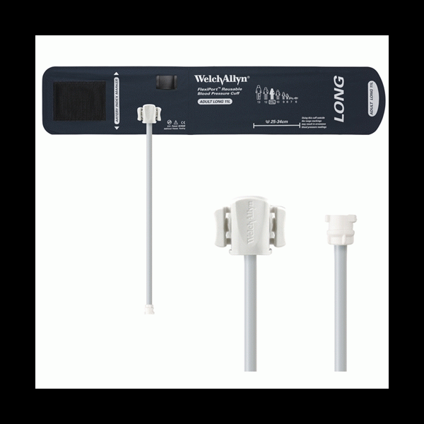 Welch Allyn Reusable FlexiPort Cuff with 1-Tube, Locking Connector ...