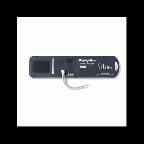 Welch Allyn Reusable FlexiPort Cuff with 2-Tube, Locking Connector ...