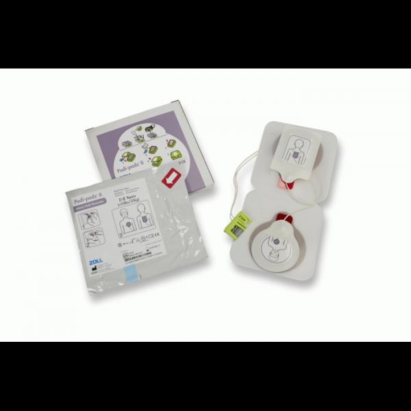Zoll Pedi-Padz II Pediatric Electrodes 8900-0810-01 Pediatric Pads AED Accessories