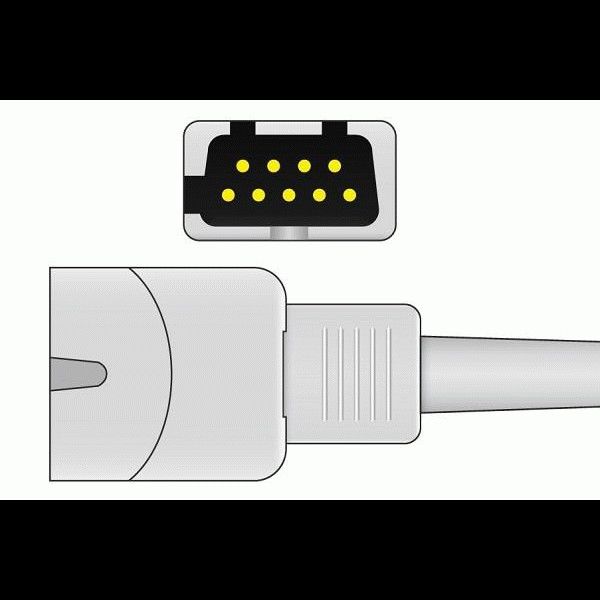 Masimo Compatible Short SpO2 LNCS Sensor with Adult Clip 1863 SpO2 ...