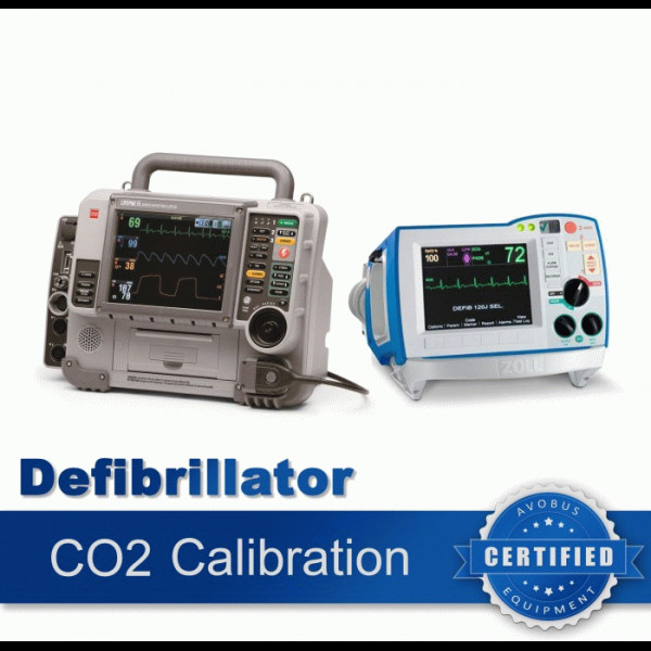 Avobus Biomed Certified CO2 Calibration Manual Defibrillators