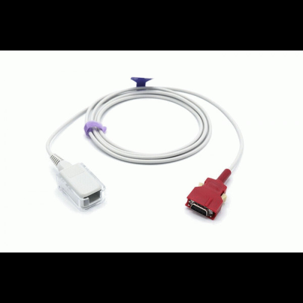 Masimo Compatible LNC SpO2 Adapter Cable Compatible (2056) with Red ...