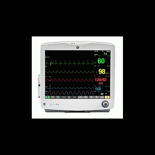 GE B650 Patient Monitor with 3 lead ECG, SpO2, NIBP, & CO2 Module ...