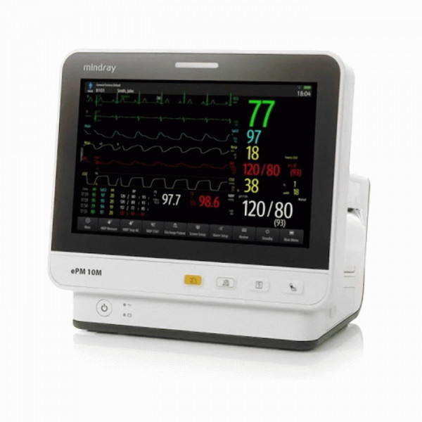 Mindray EPM 10M Patient Monitor with WiFi, Arrhythmia Analysis, Masimo SpO2, Temperature ...