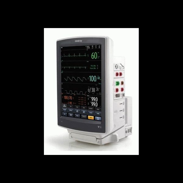 Mindray V12 Patient Monitor with 3/5 Lead ECG, SpO2, NIBP, EtcO2 ...