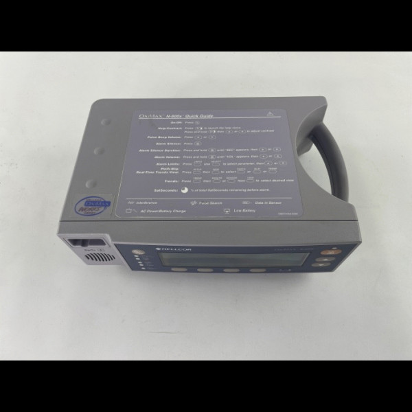 Nellcor OxiMax N-600x Tabletop Pulse Oximeter with Adult Finger Sensor ...