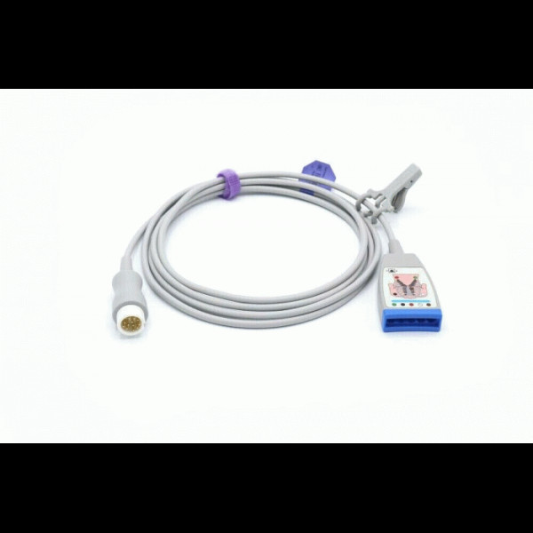 Philips ECG Trunk Cable 12 pin with 5 Lead Cables Patient Monitor ...