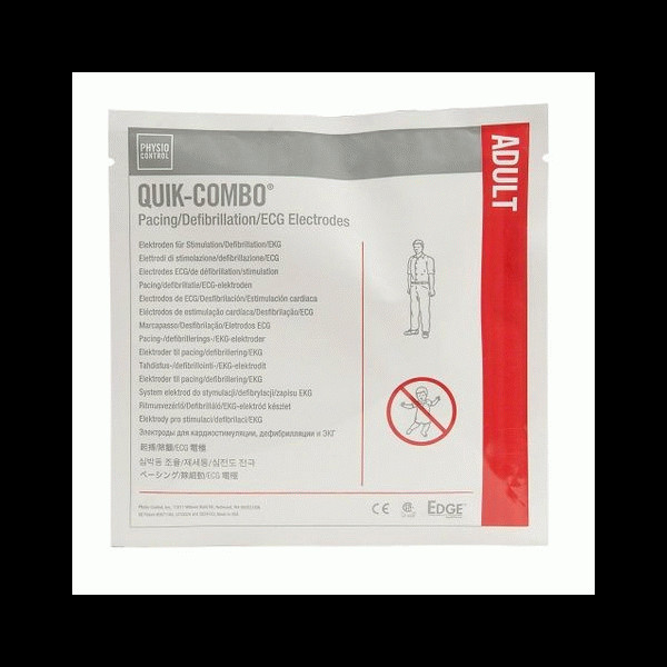 Stryker Physio Control Quick Combo Pads with Leads In 11996-000091 Pads ...