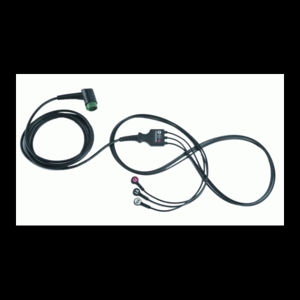 Stryker Physio Control ECG Cable with 3 Leads, Snap 11110-000029 Cables ...