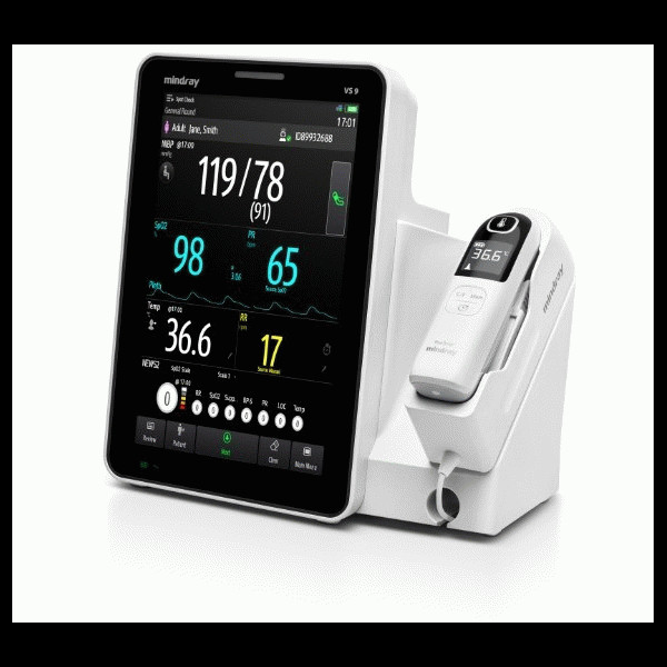 Mindray VS9 Vital Signs Monitor with Nellcor OxiMax SpO2, SmarTemp 121 ...