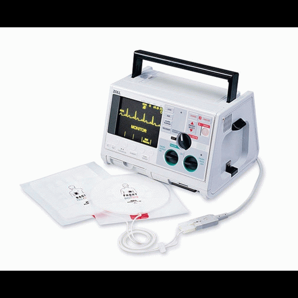 Zoll M-Series Defibrillator with 3 Lead, AED, Pacing Manual ...
