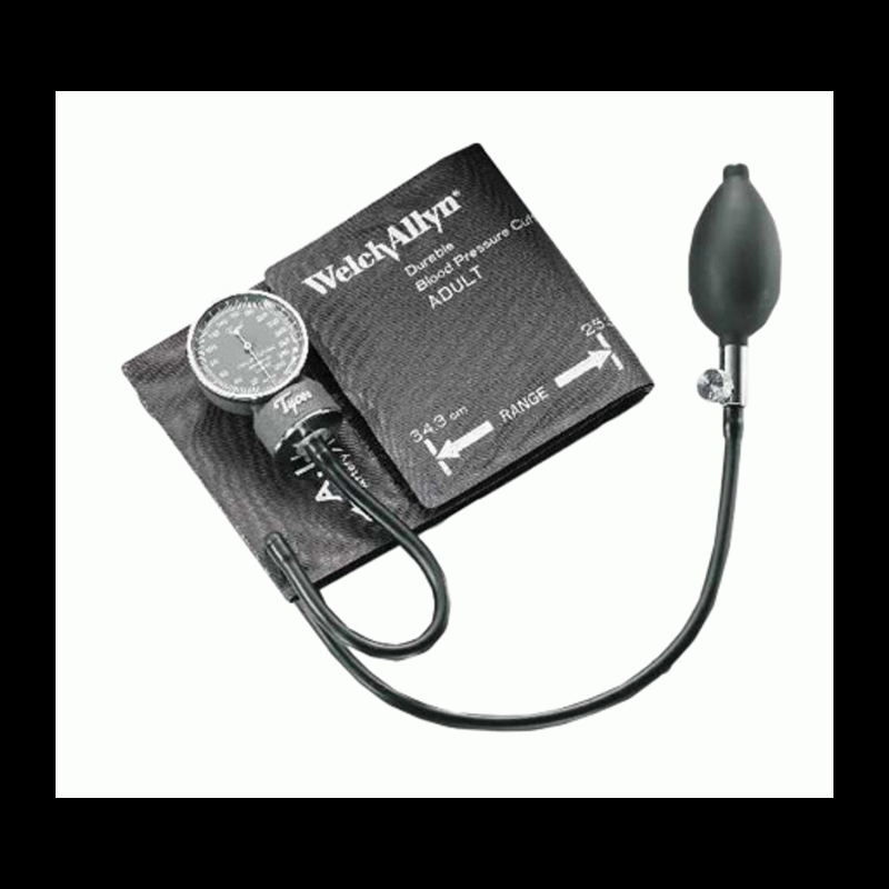 Welch Allyn Classic Pocket Sphygmomanometer with Large Adult Cuff 5090 ...