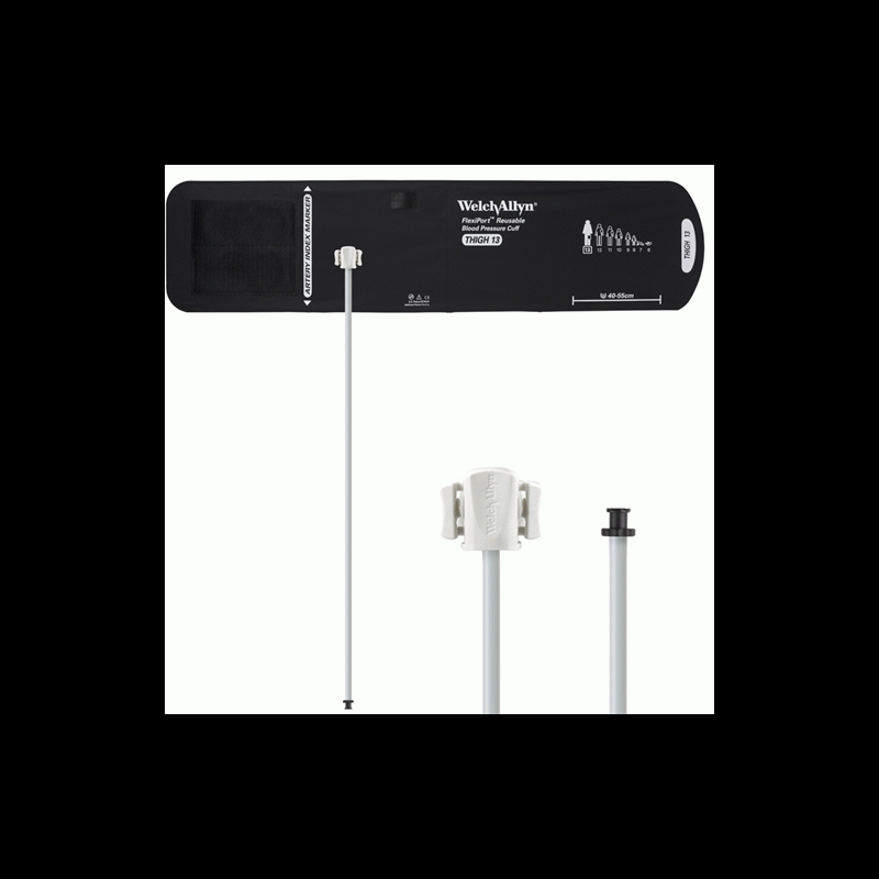 Welch Allyn Reusable FlexiPort Cuff with 1-Tube, Tri-Purpose Connector ...