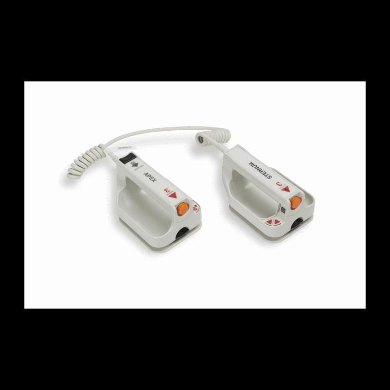 Zoll External Paddle Assembly Apex - Sternum with Controls & Built-In ...
