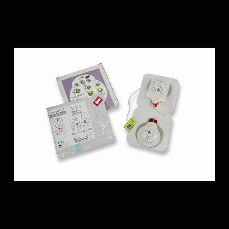 Zoll Pedi-Padz II Pediatric Electrodes 8900-0810-01 Pediatric Pads AED ...