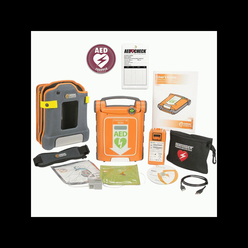 Zoll Powerheart G5 AED with ICPR Package, Dual Language G5S-80C-S AED ...