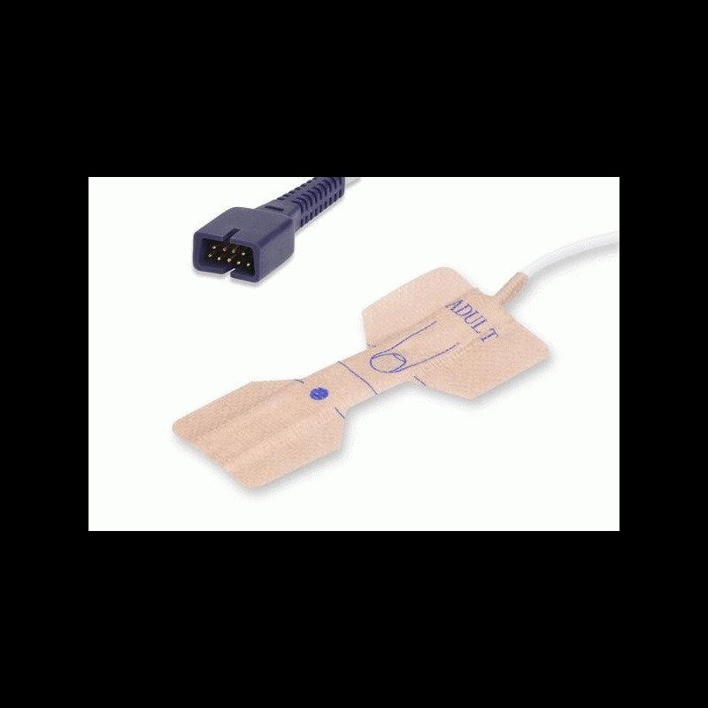 Compatible Covidien Nellcor Disposable SpO2 with Adult Sensor S503-01P0 ...