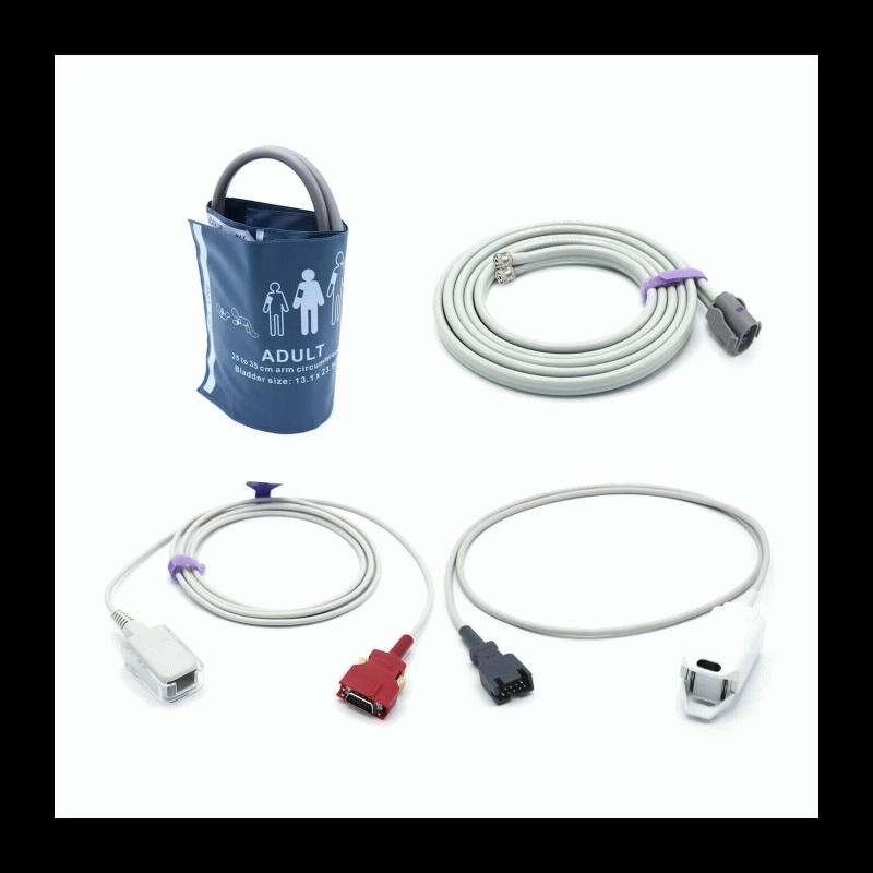 GE Compatible Dinamap Accessories Kit with Masimo SpO2 Extension ...