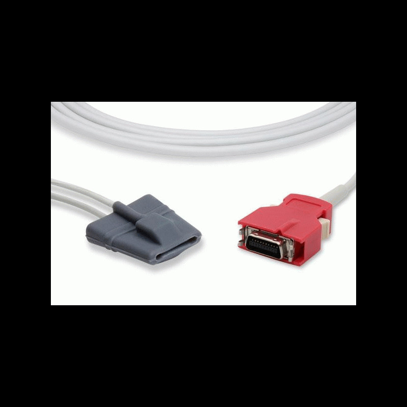 Masimo Compatible Red Direct Connect SpO2 Sensor with Pediatric Soft ...