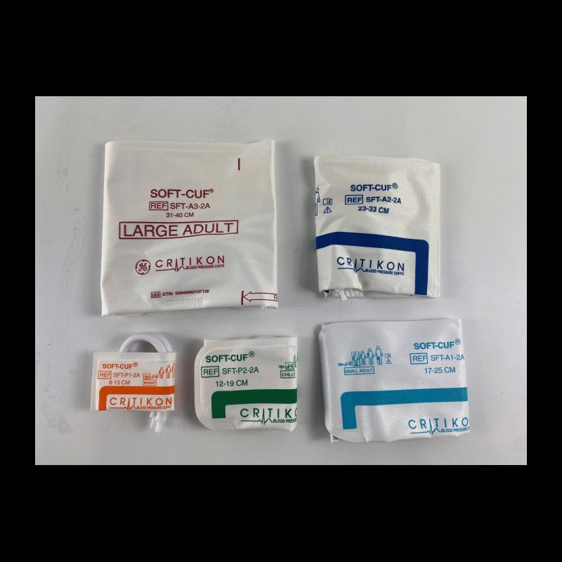 GE Critikon Soft-Cuf Blood Pressure Cuff with DinaClick Connector Blood ...