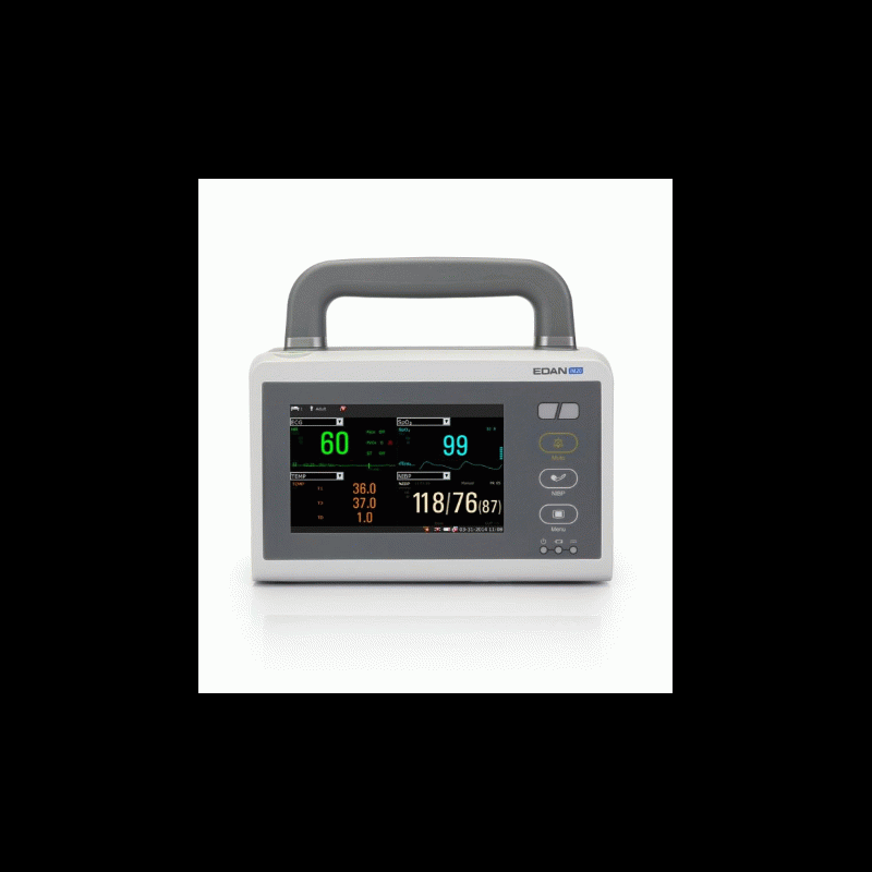 Edan iM20 Transport Patient Monitor with 3/5 Lead ECG, Respiration ...